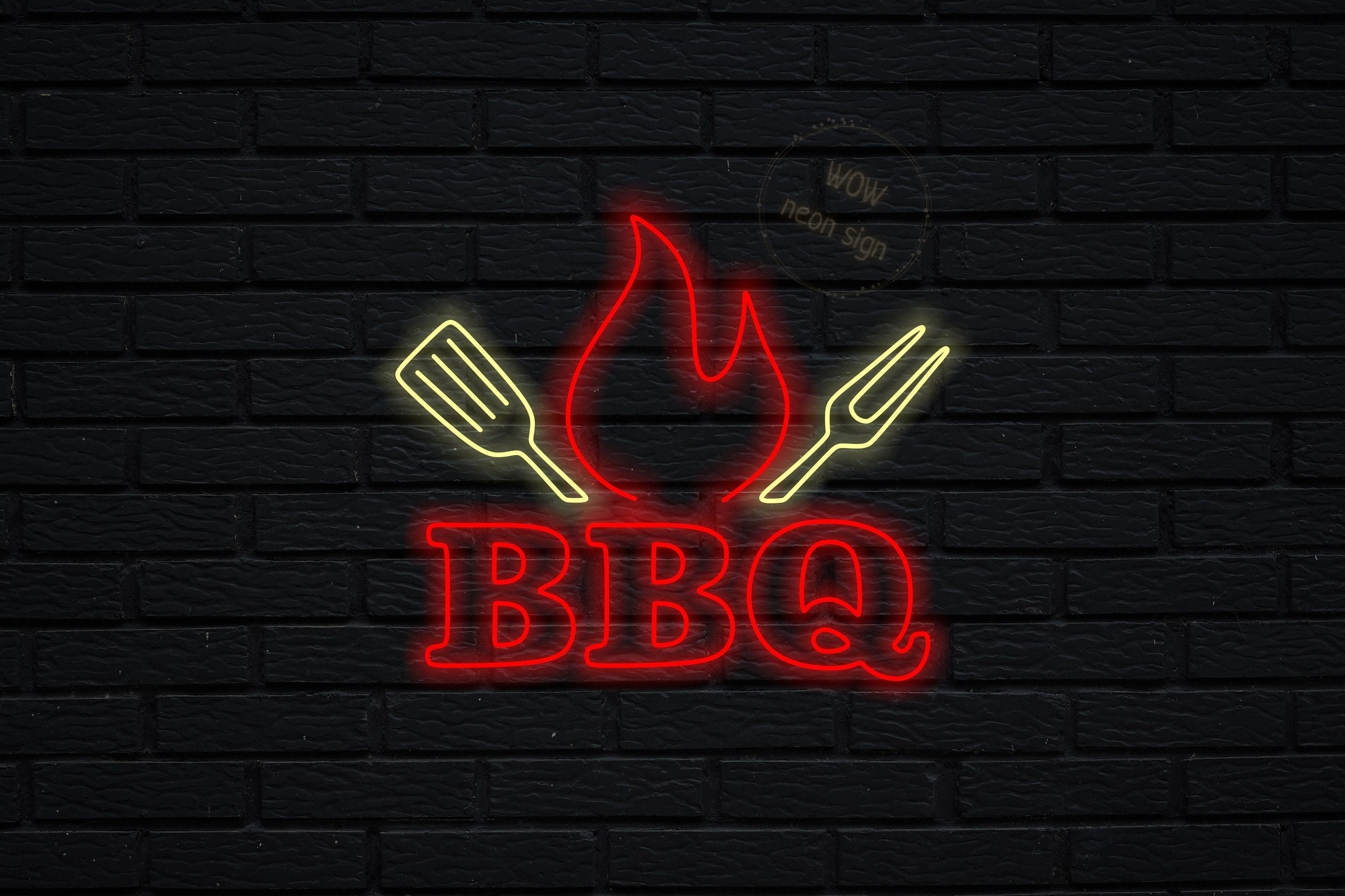 Barbecue Neon Sign Barbecue Led Sign BBQ Led Sign BBQ Neon - Etsy