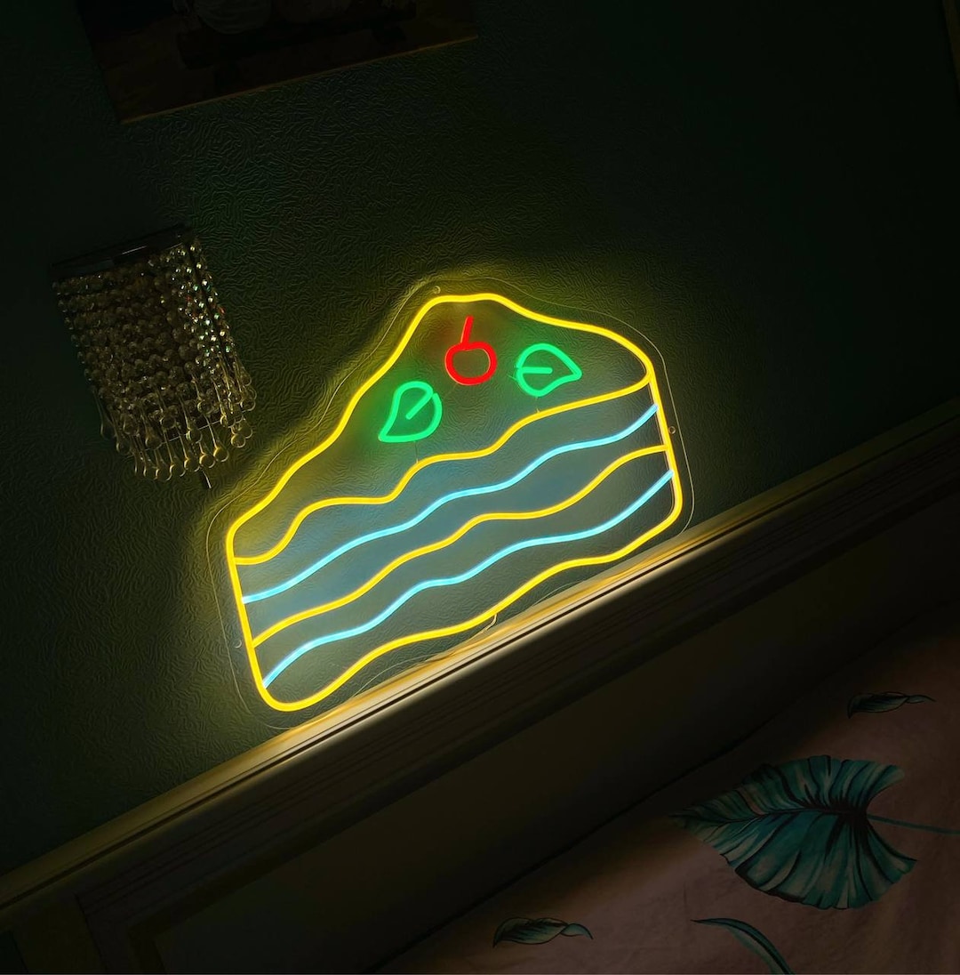 Cake Led Neon Sign Dessert Neon Sign Smores Bar Neon Sign - Etsy