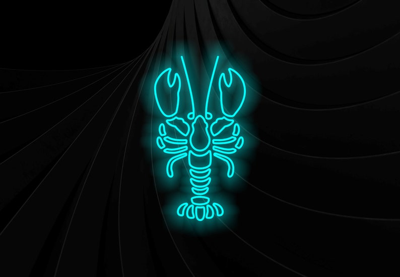 Lobster LED Neon Sign, Seafood Restaurant Decor - Etsy