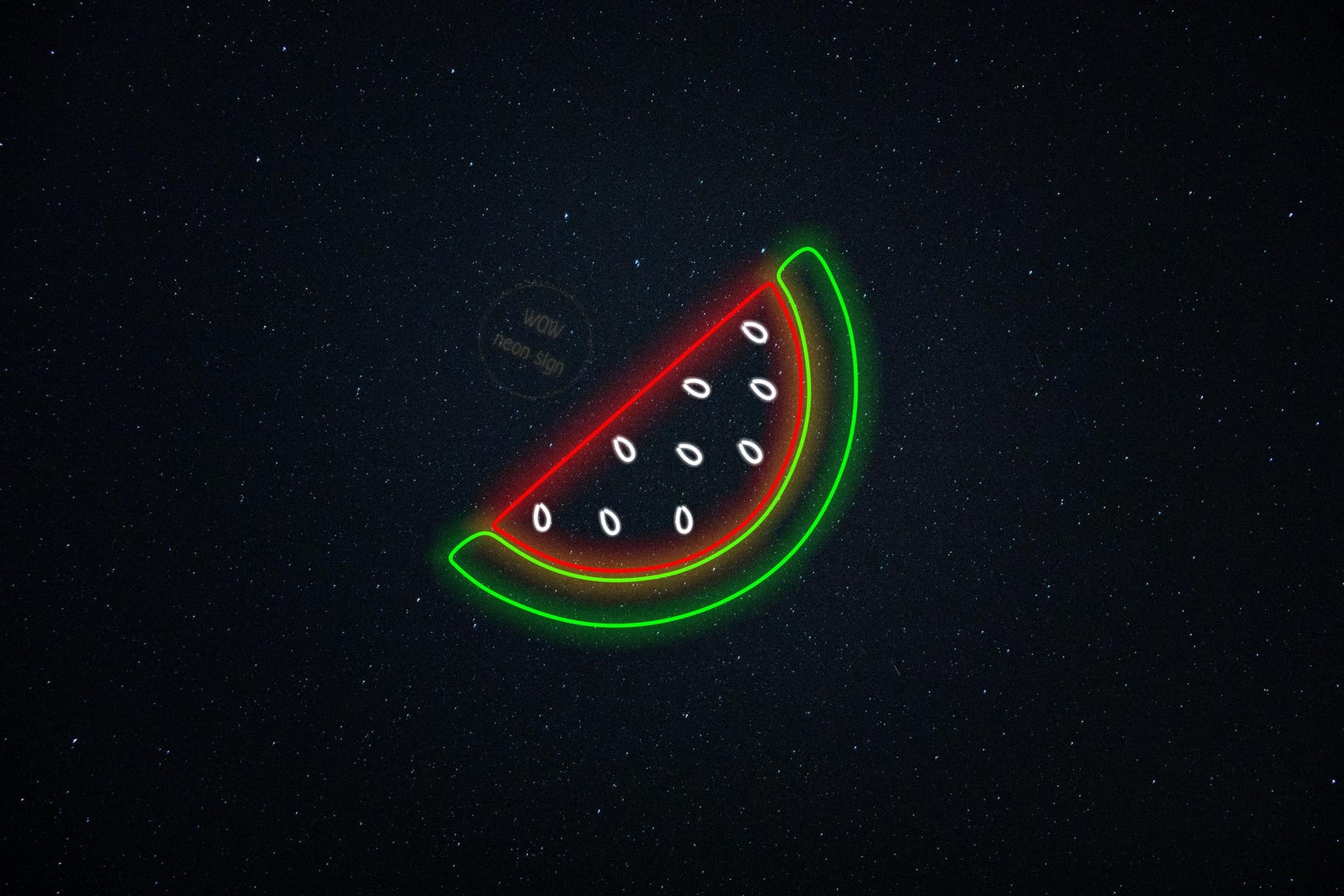 Watermelon Neon Sign LED Decor, Watermelon LED Neon Light, Fruit Lover ...