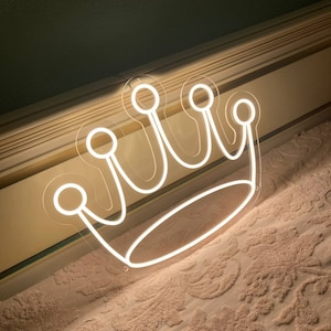 Queen Crown Neon Sign, Diadem Neon Sign, King Crown Neon Sign - Etsy