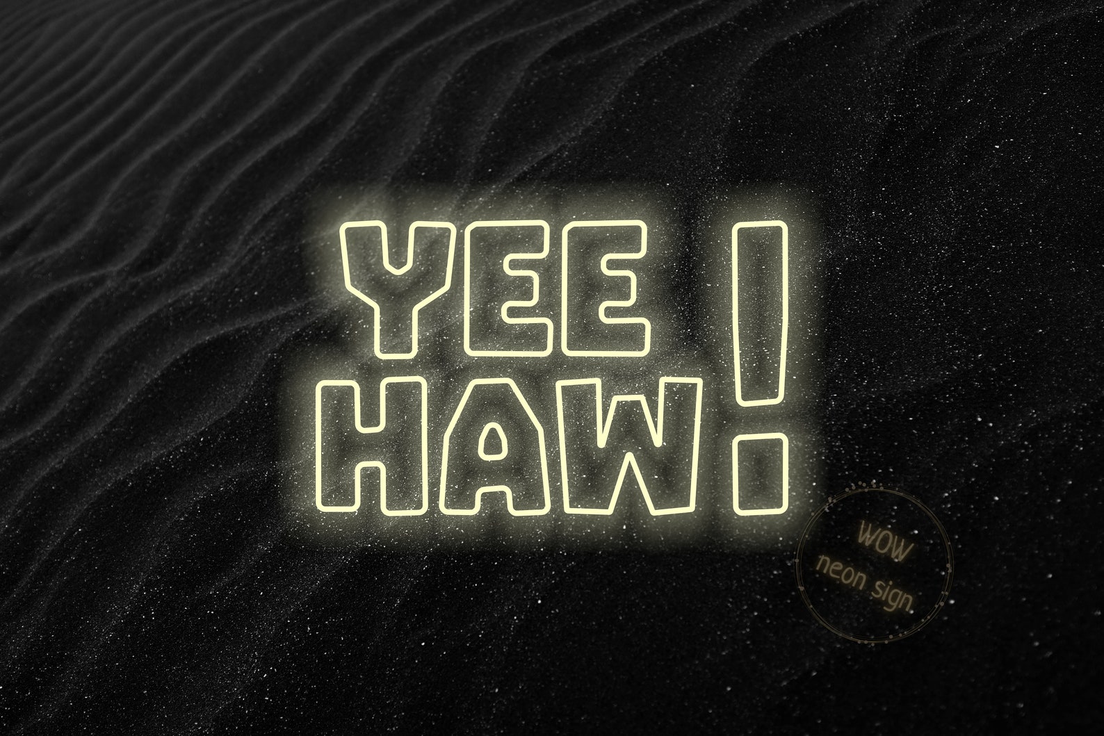 Yee Haw Neon Sign, Western Decor - Etsy