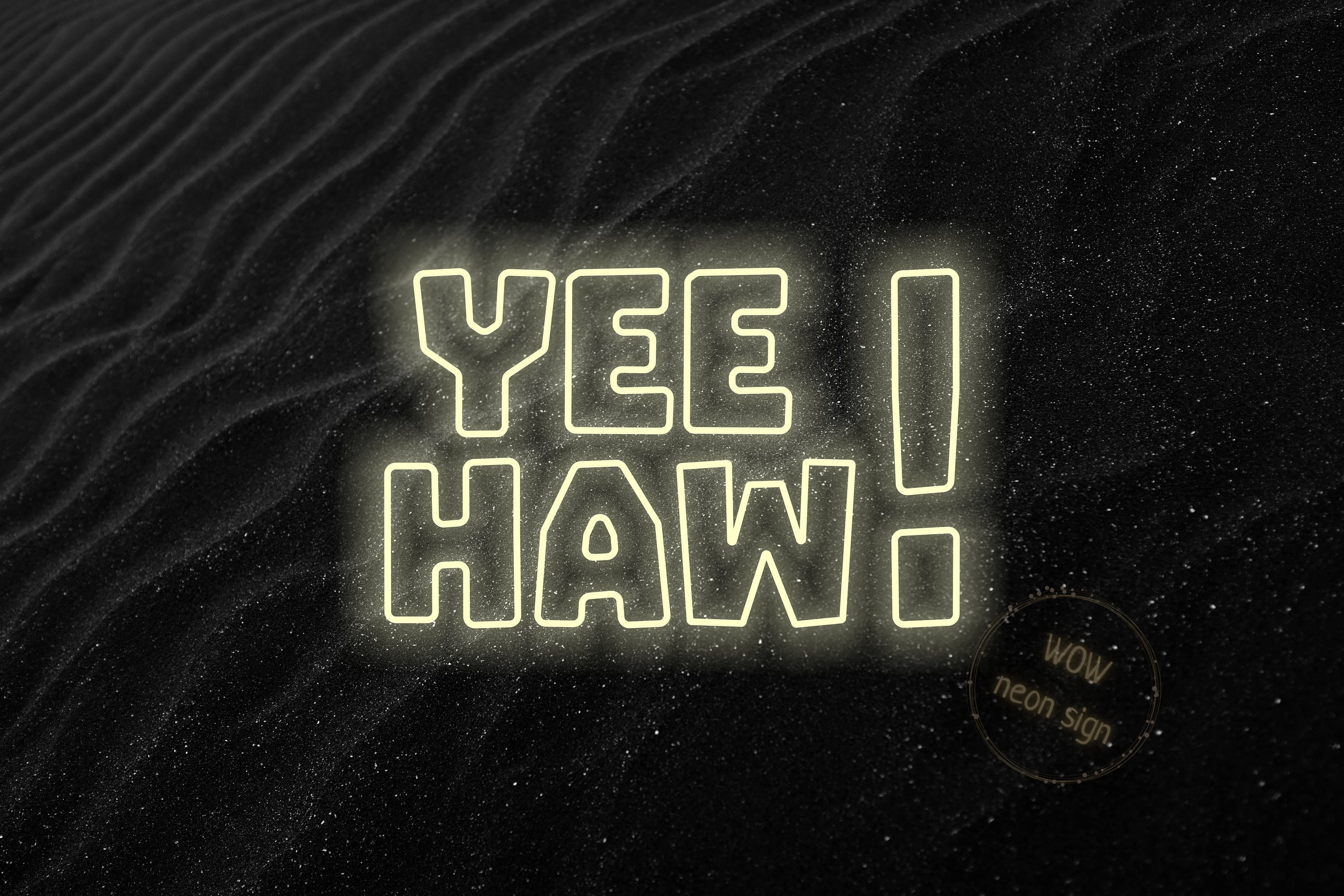 Yee Haw Neon Sign, Western Decor - Etsy