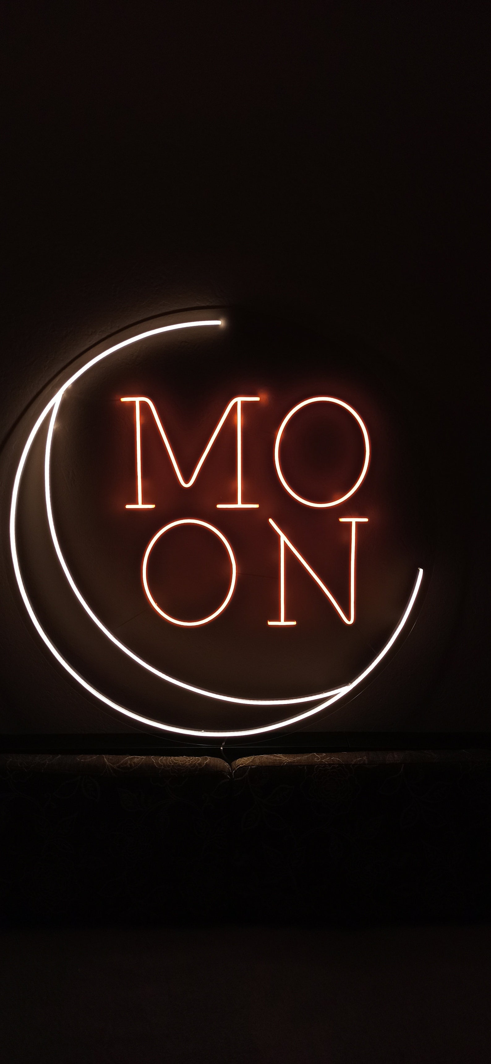 Moon Neon Sign, Moon Led Light Neon Sign, Neon Light Celestial Decor ...
