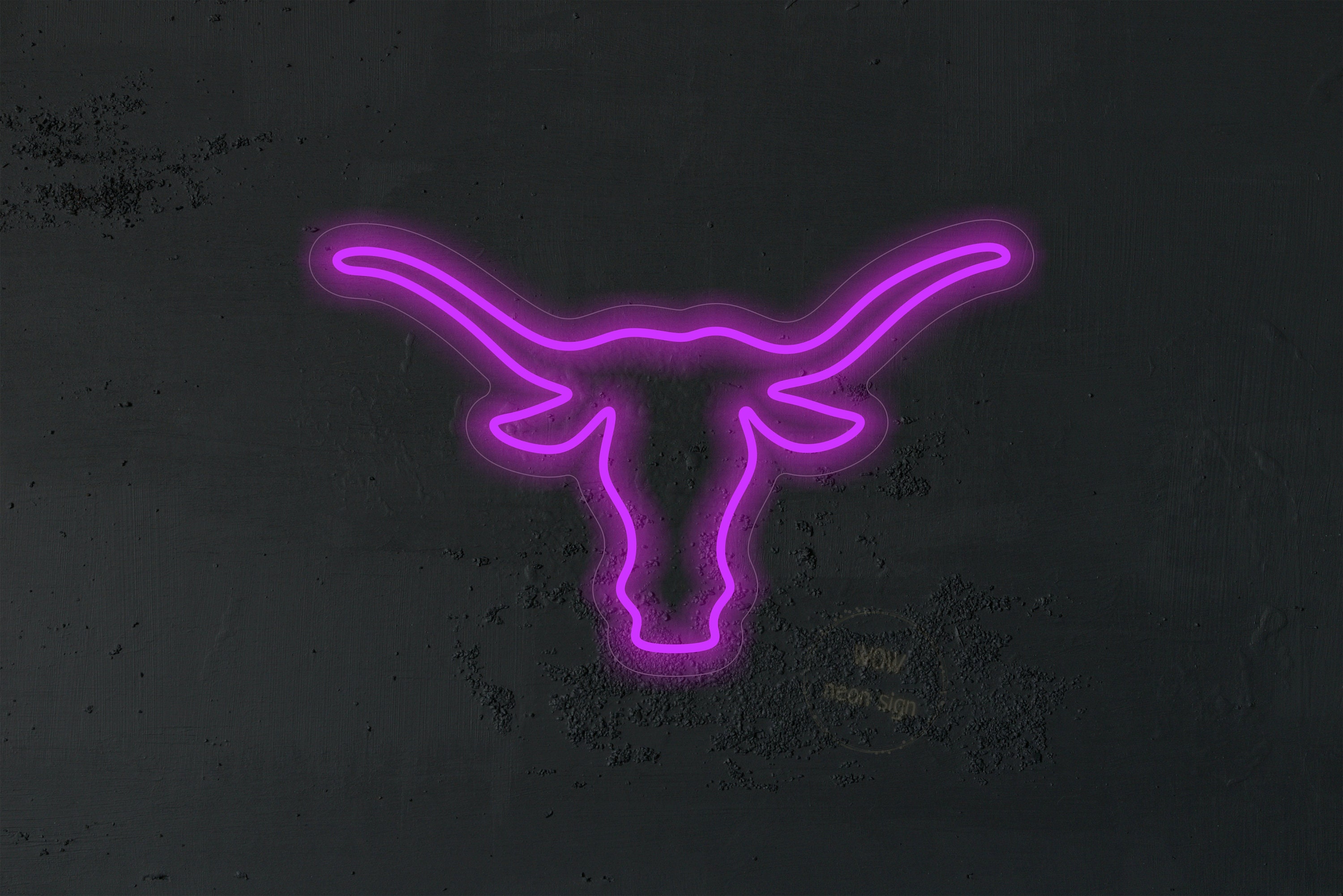 Longhorn Bull Neon Sign, Texas Skull Light - Etsy