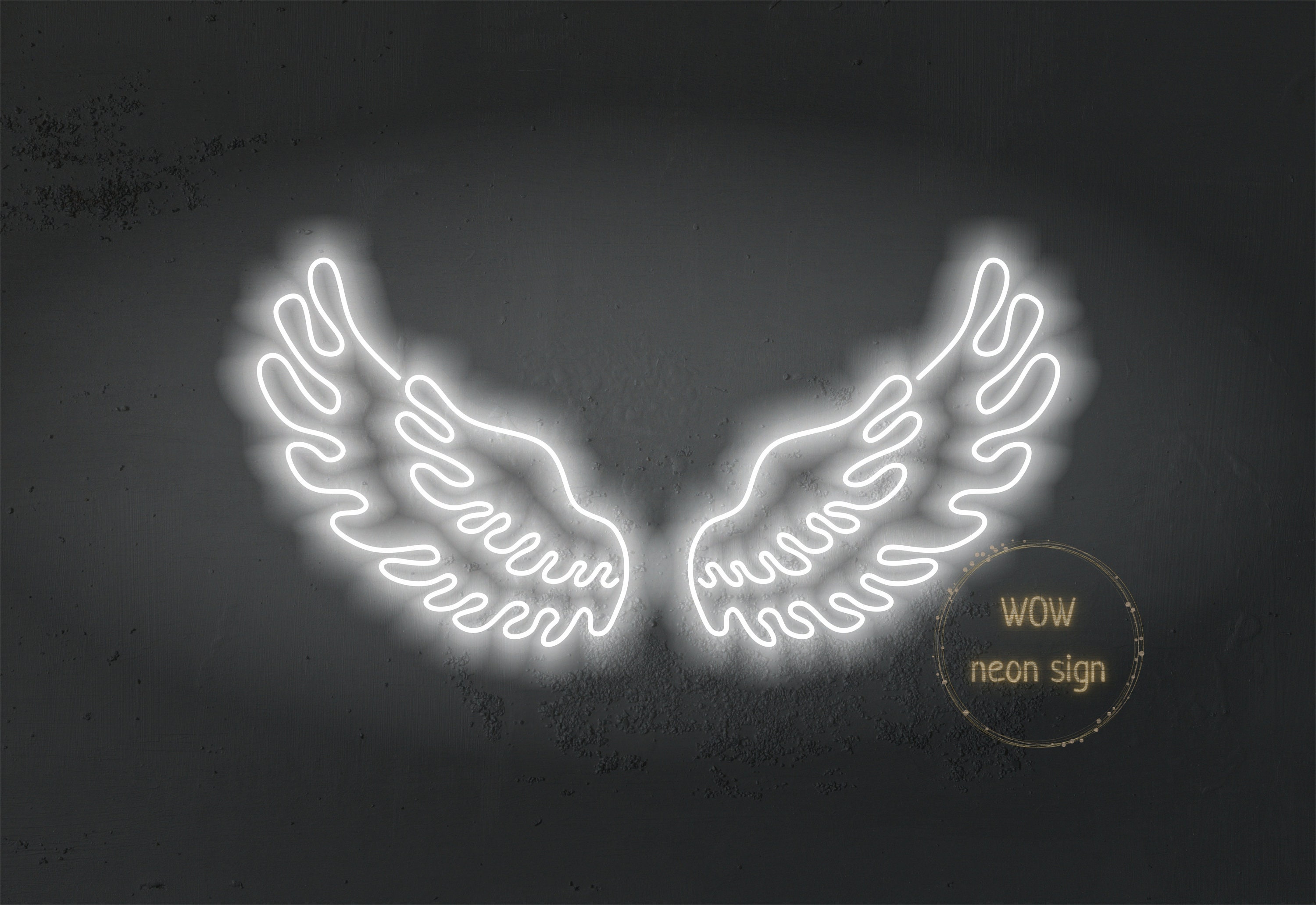 Angel Wings Neon Sign, Wall Decor Light Lamp - Etsy