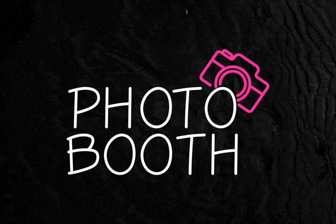 LED Neon Photo Booth Sign - Party Photography Prop - Etsy