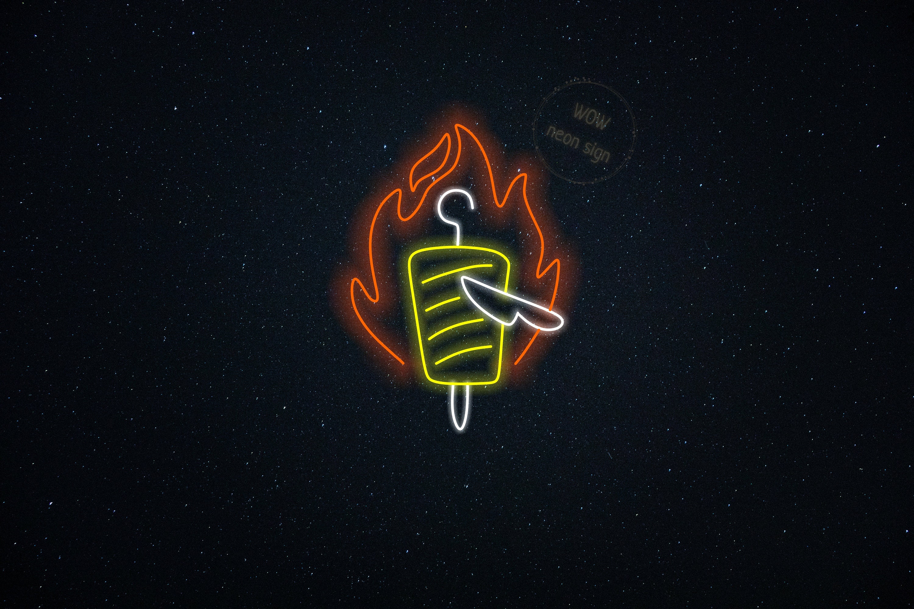 Kebab Led Neon Sign, Doner Kebab Led Light, Kebab Wall Led Light Decor ...