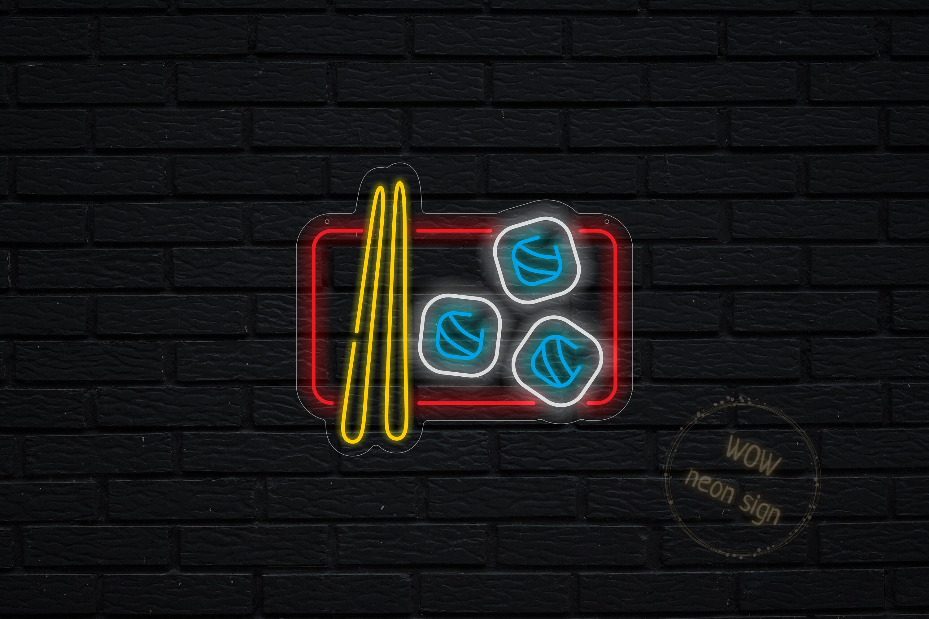Sushi Rolls LED Neon Sign - Etsy