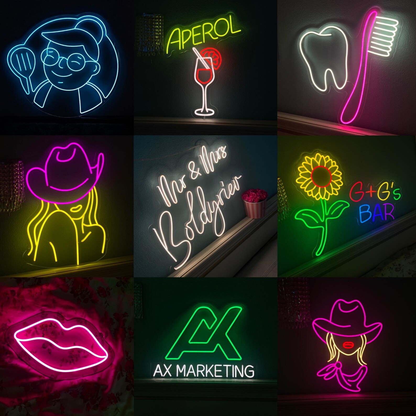 LED Neon Dental Floss Holder, Oral Hygiene Sign - Etsy