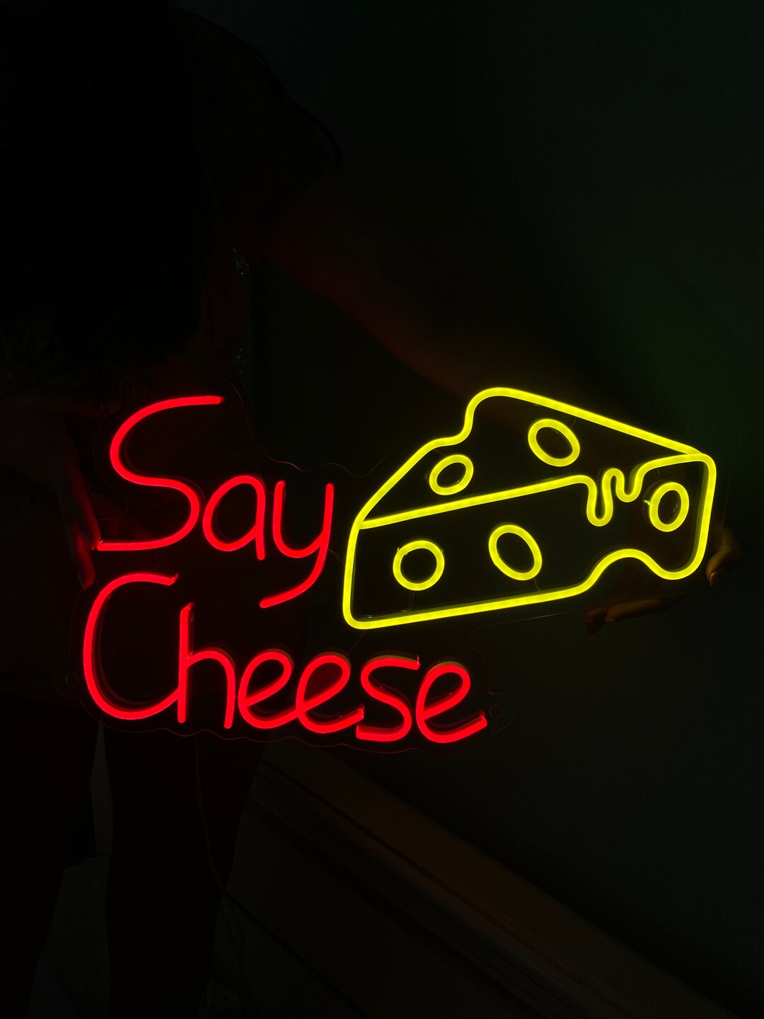 Say Cheese Neon Sign, Photographer Neon Gift, Neon Sign for Smile, Say ...