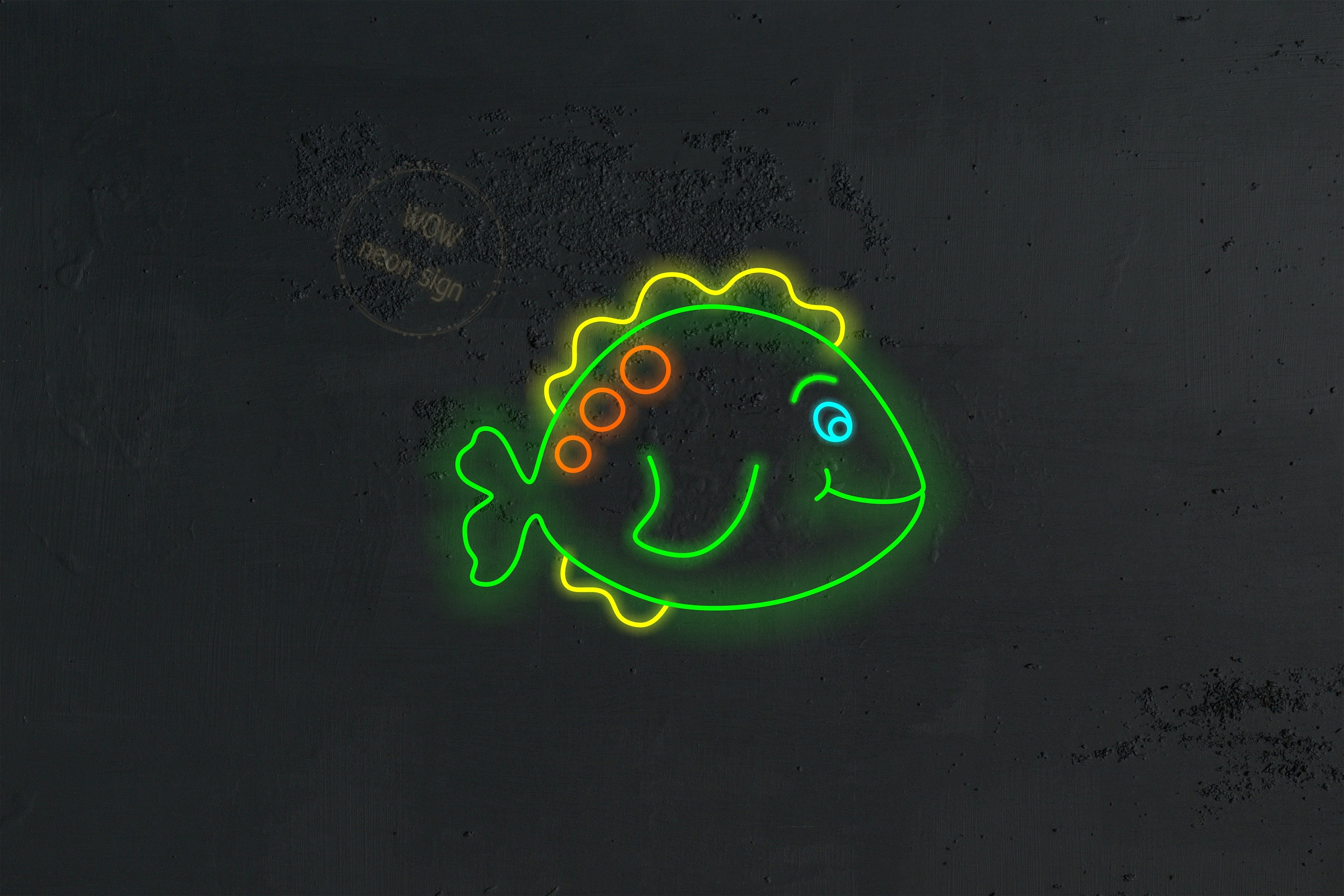 Fish Neon Sign Fish Sign for Baby Night Light Fish Led Decor - Etsy