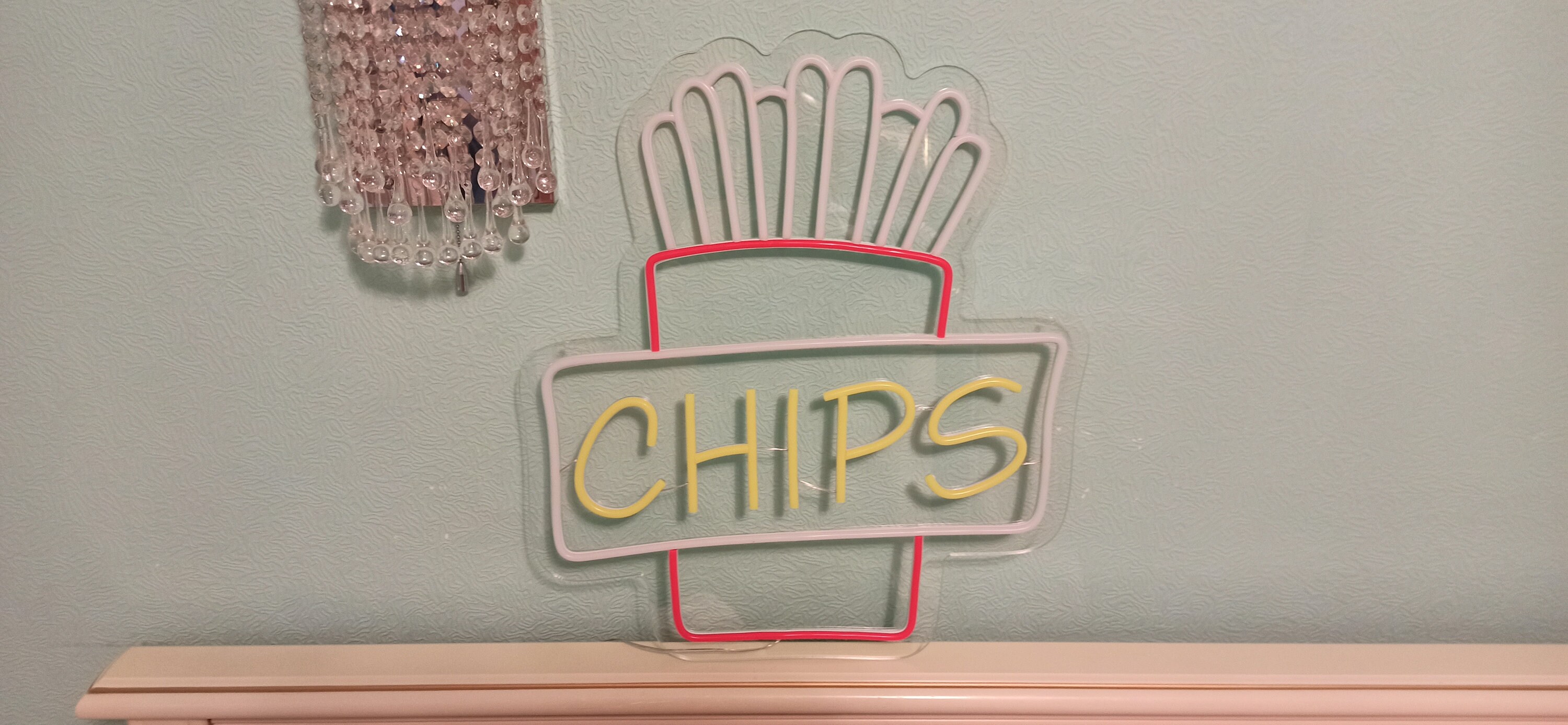 Fries Led Neon Sign, Fries Led Neon Light, French Fries Neon Sign, Fast ...