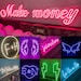 Money Bag Neon Sign, Money Bag With Dollar Led Neon Light, Cash Neon ...