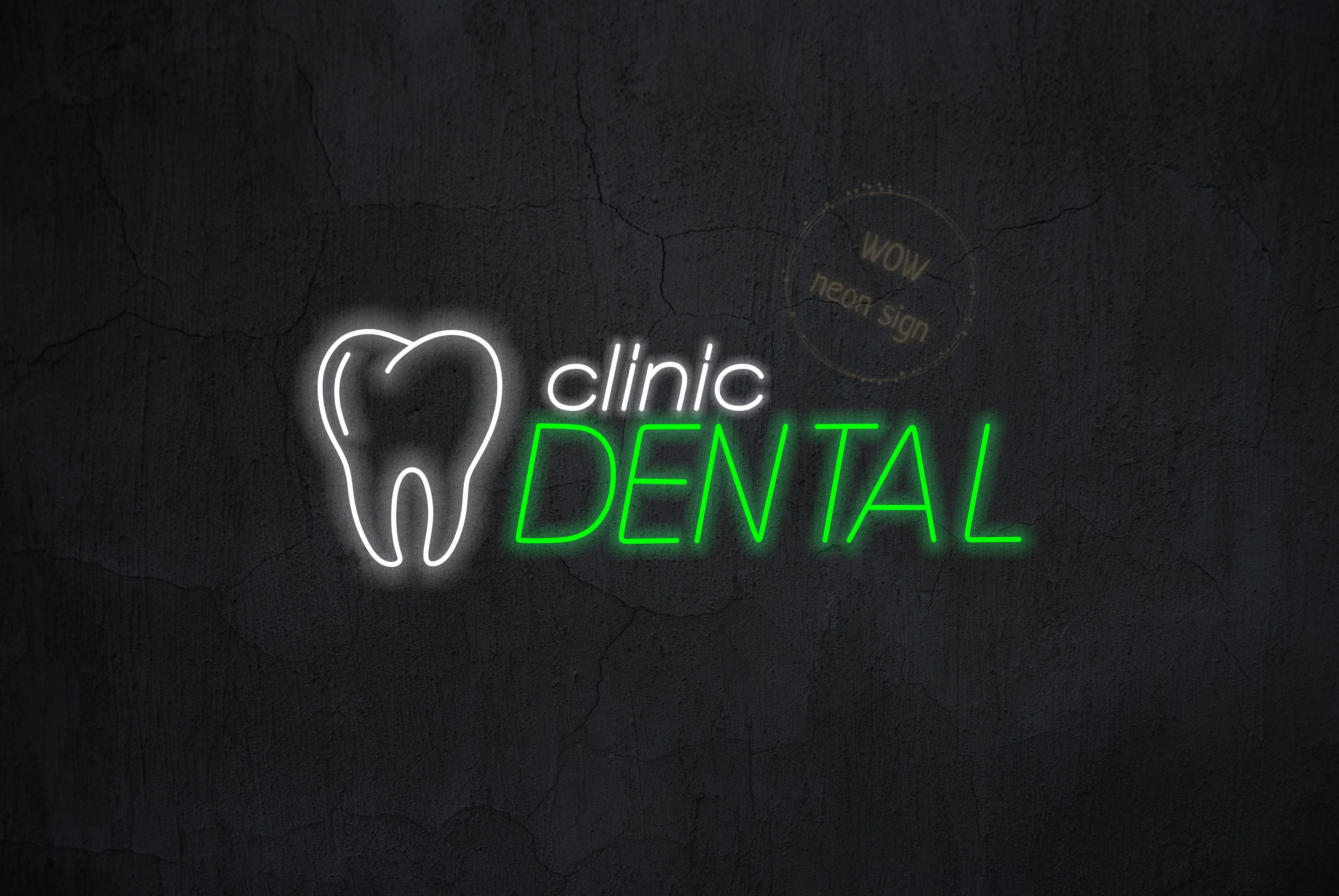 Dental Clinic Neon Sign, Dentist Office Led Decor, Dentist Doctor Neon ...