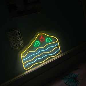 Cake Led Neon Sign, Dessert Neon Sign, Smores Bar Neon Sign, Custom ...