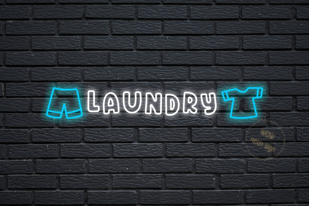 Laundry Led Neon Sign, Laundry Room Neon Light Sign, Custom Neon Sign ...