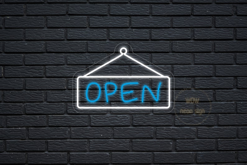 Open Closed LED Neon Sign, Business Store Decor - Etsy