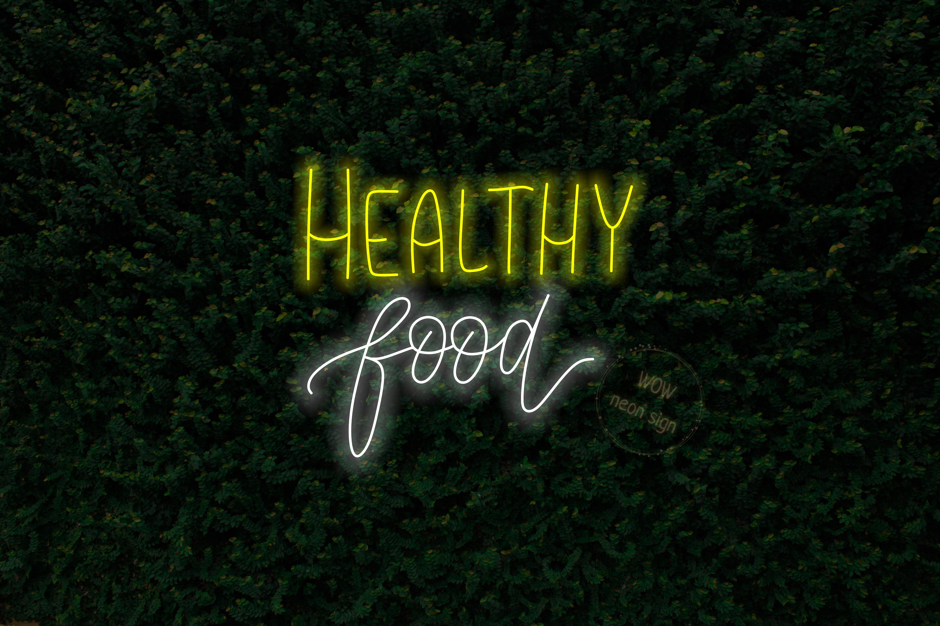 Healthy Food Sign