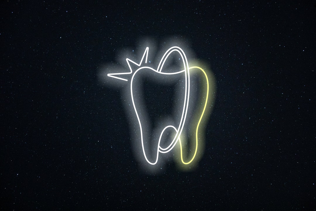 Teeth Care Neon Sign, Dental Care Wall Neon Decor, Whitening Teeth Neon ...