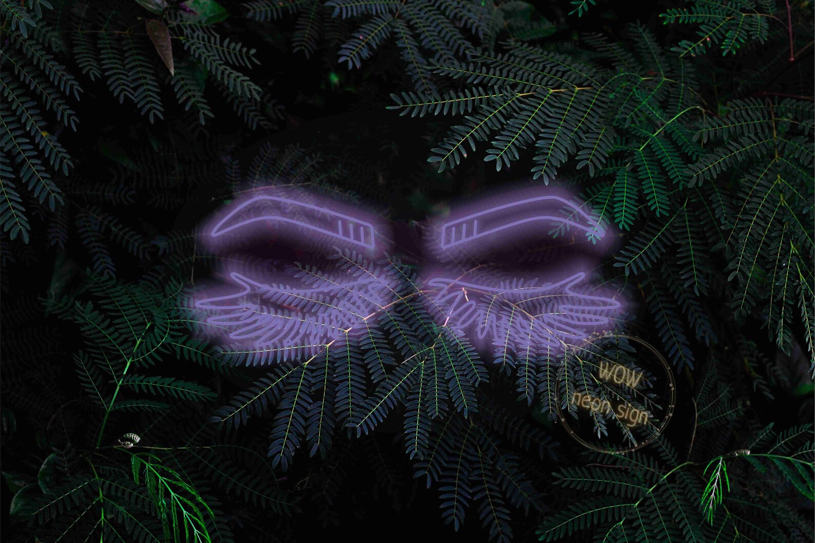Eyelash Neon Sign Wall Decor Eyebrow Beauty Salon Light Sign Pink ...