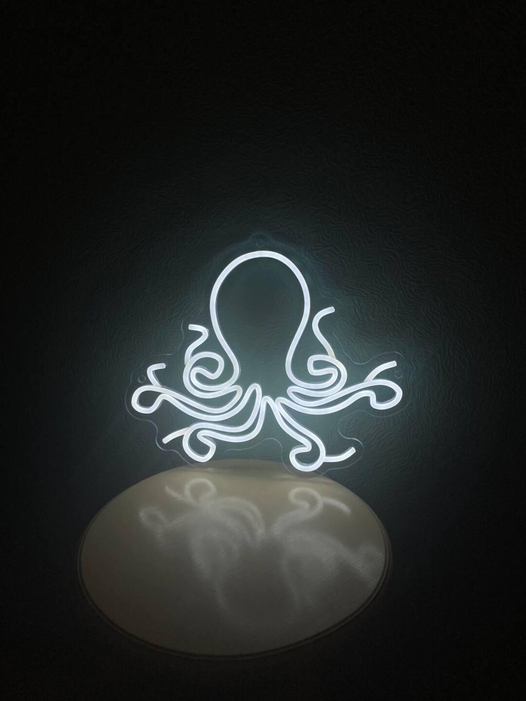 Octopus Neon Sign, Silhouette Octopus Led Neon Sign, Underwater Animal ...