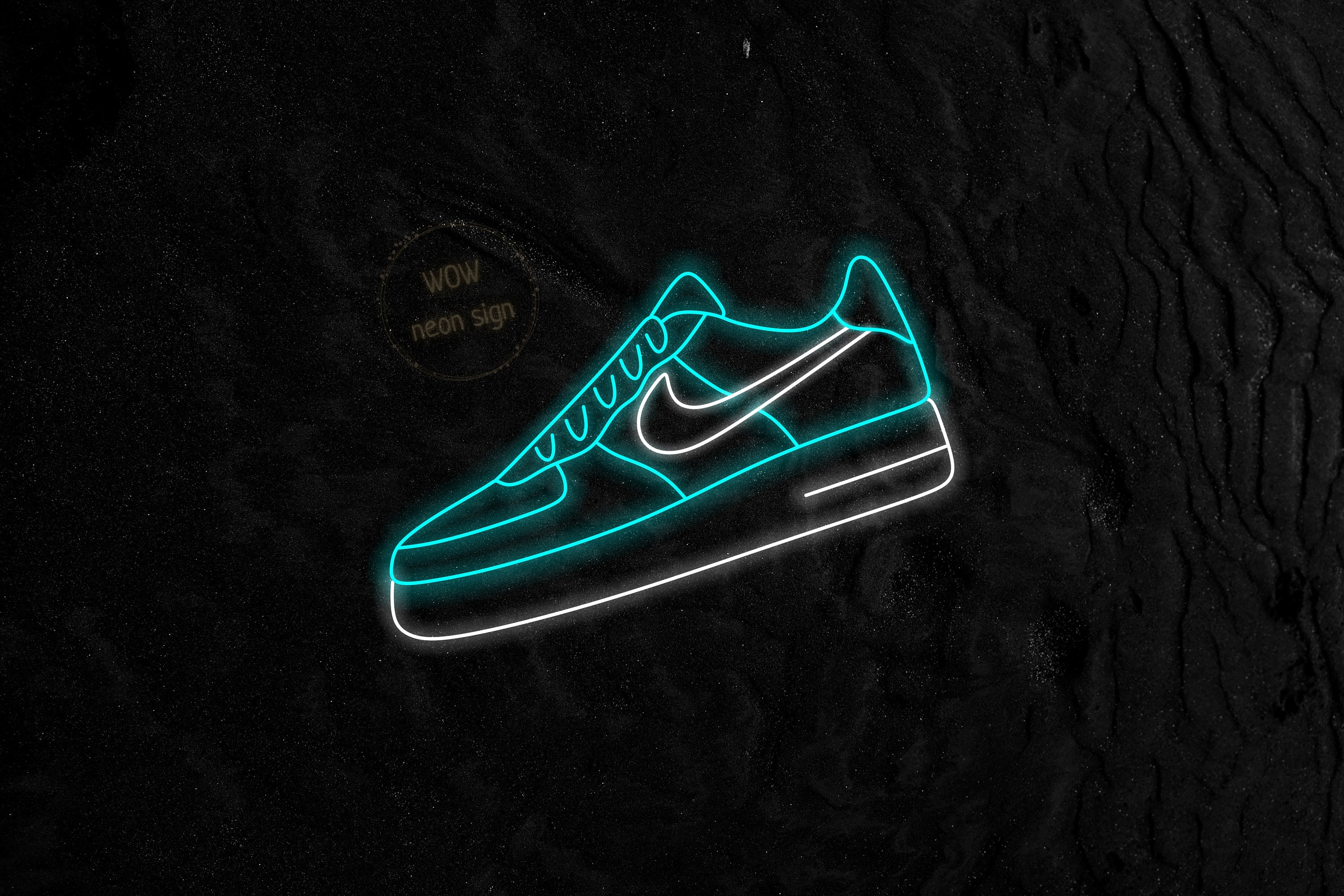 Sneakers Led Neon Sign, Boots Led Neon Sign, Sneakers Wall Neon Sign ...