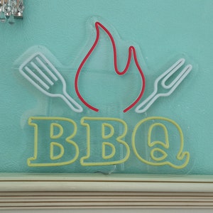 Barbecue Neon Sign, Barbecue Led Sign, BBQ Led Sign, BBQ Neon Lamp ...