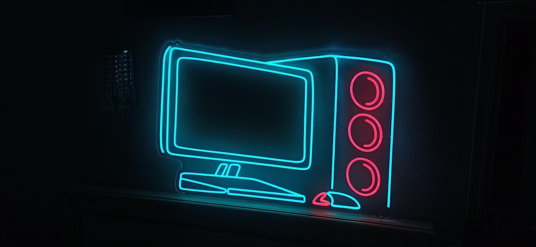 Computer Led Neon Sign, Laptop Neon Sign Light, Gaming Neon Sign Lamp ...