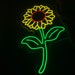 Sunflower Neon Sign, Plant Wall Decor, Custom Light - Etsy