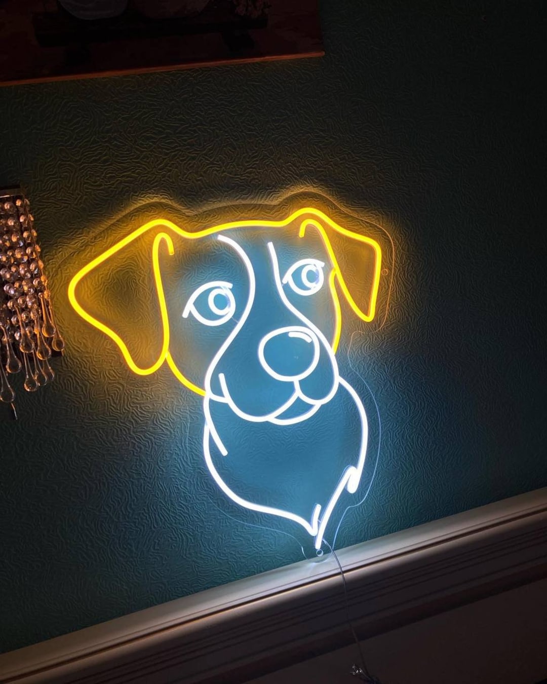 Custom Dog Neon Sign, Pet Neon Sign Light, Small Dog Neon Sign, Puppy ...