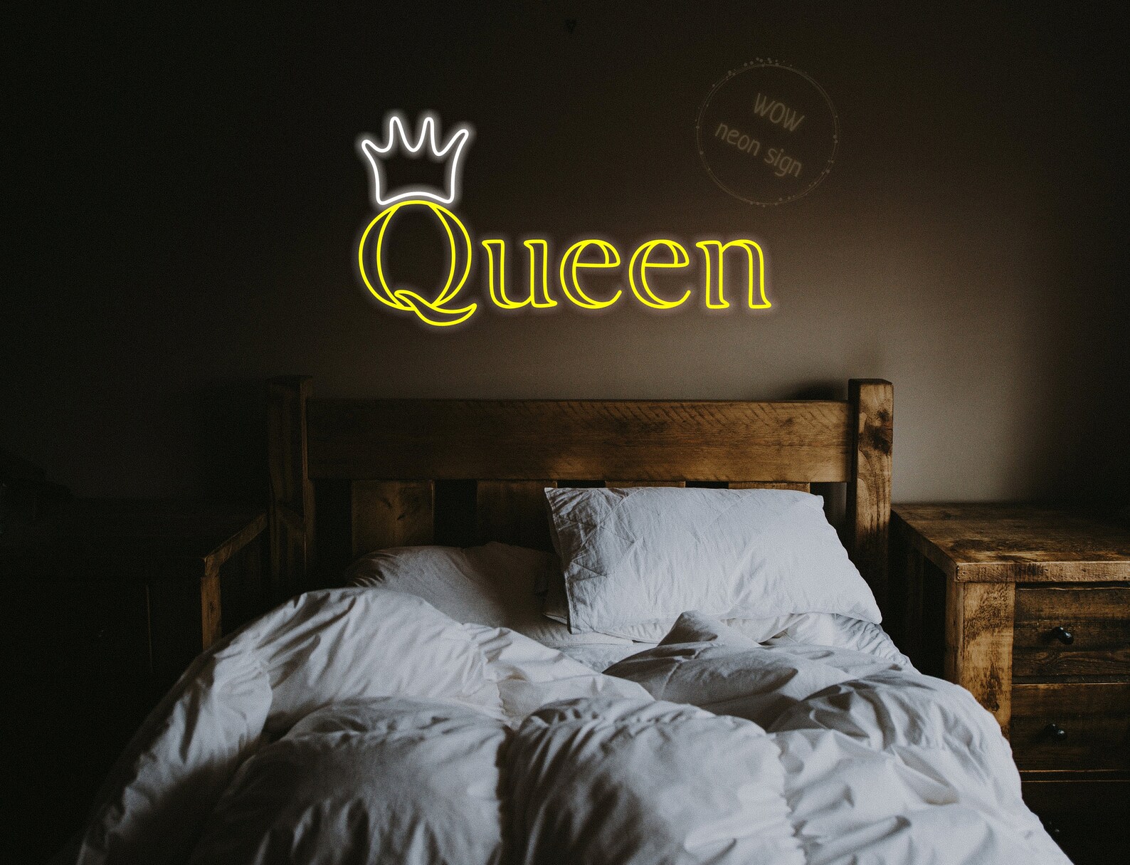 Queen Crown Neon Sign, Baby Crown Led Sign, Custom Crown Led Neon ...