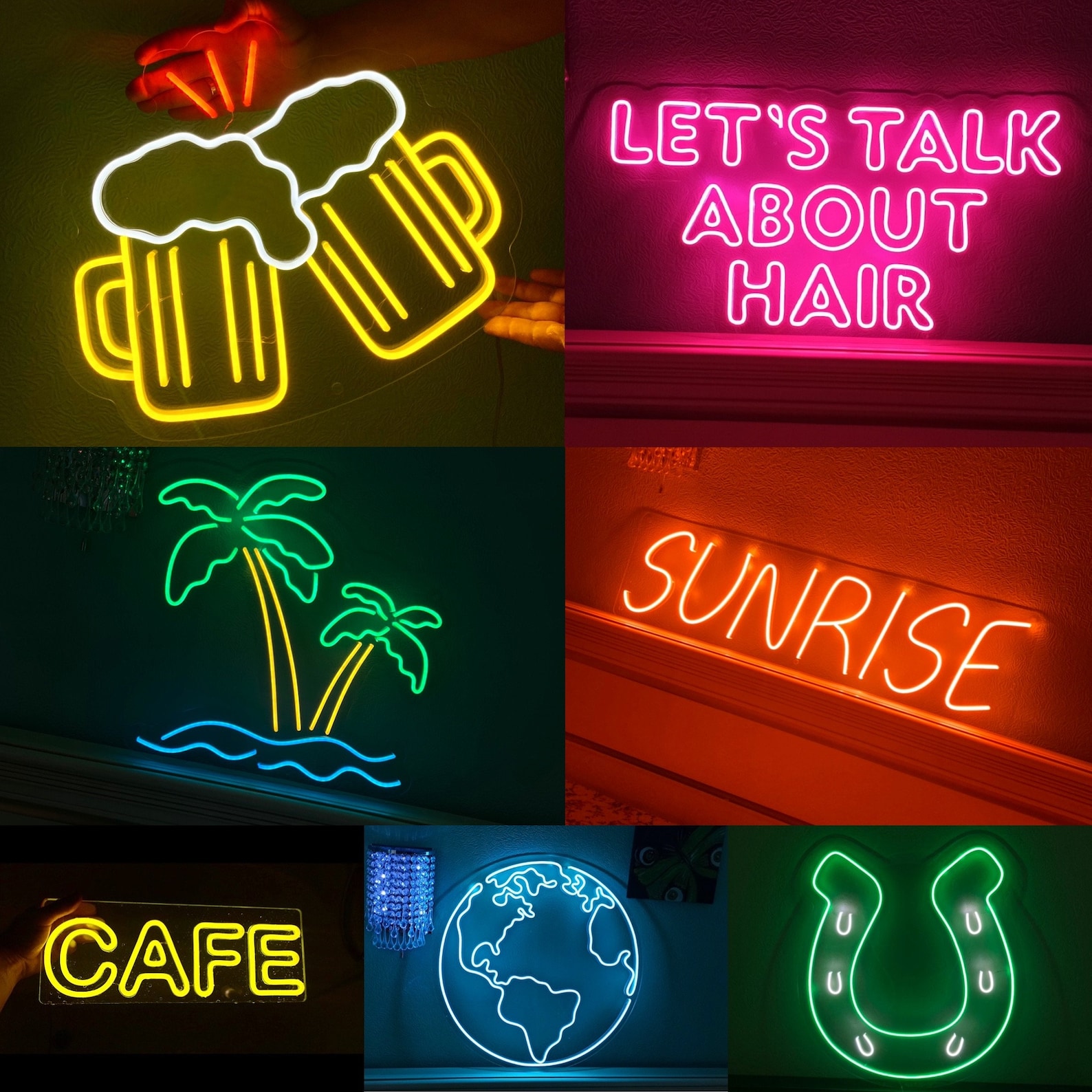 Money Bag Neon Sign, Dollar LED Light, Hustle Decor - Etsy