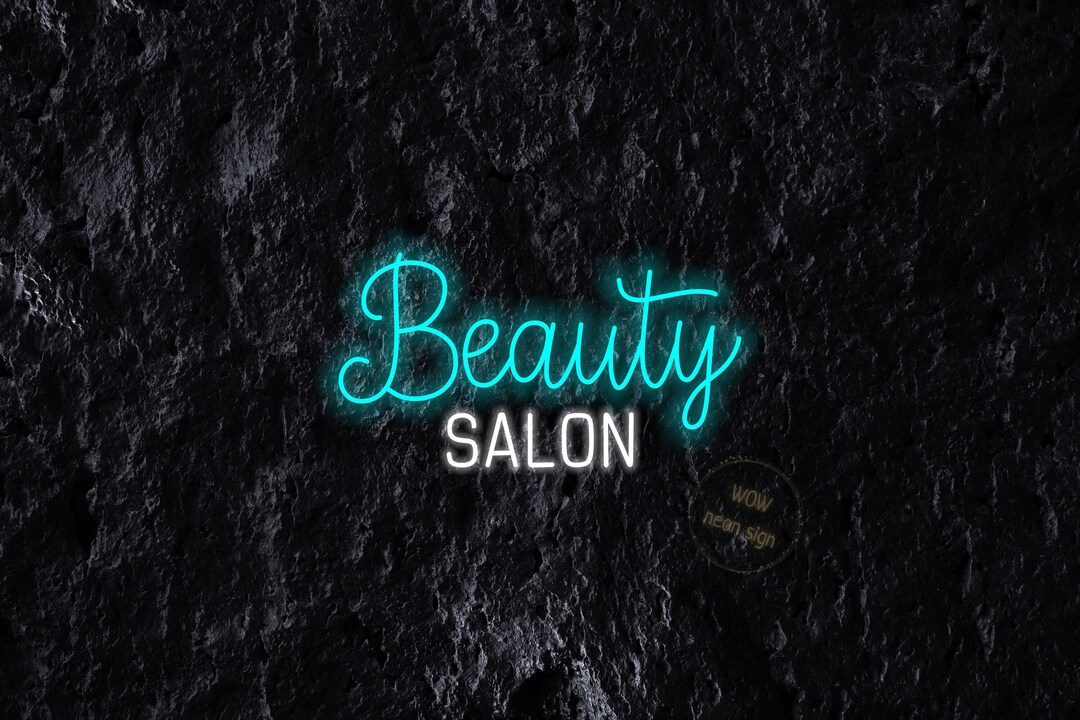 Beauty Salon Neon Sign, Beauty Boutique Led Logo, Beauty Salon Led ...