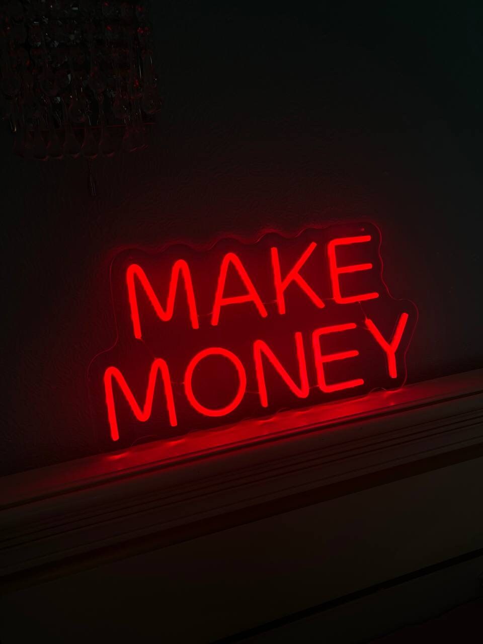 Make Money LED Neon Sign, Custom Quote Light - Etsy