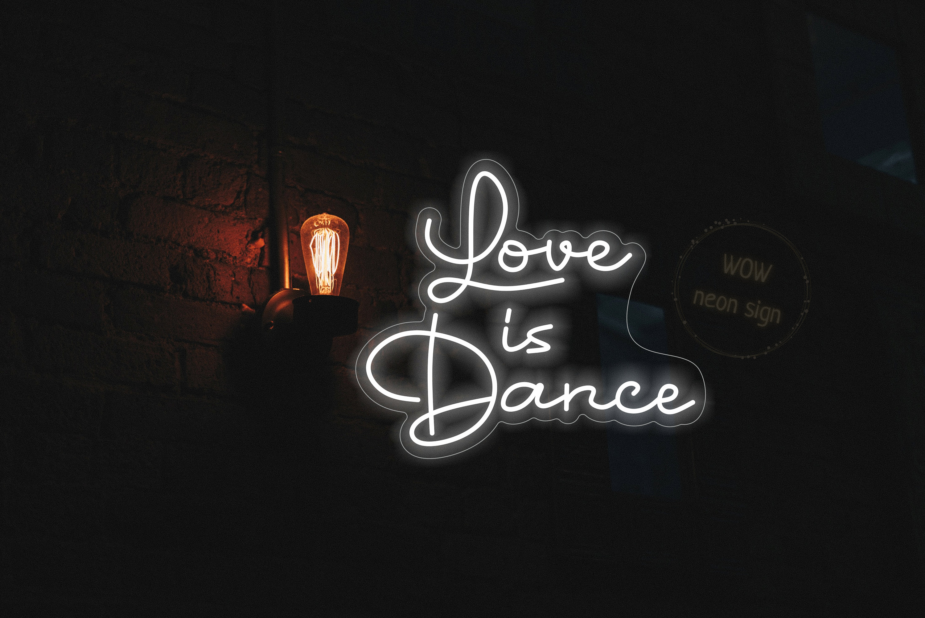 Love is Dance Neon Sign, Dance Team Gift, Wall Decor - Etsy