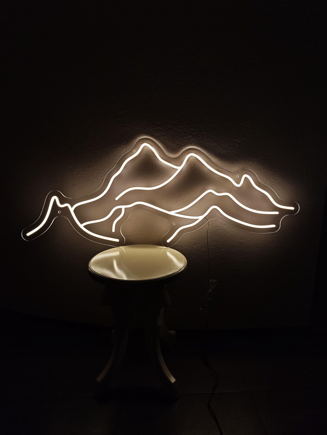 Mountain Landscape Neon Sign, Wall Decor - Etsy