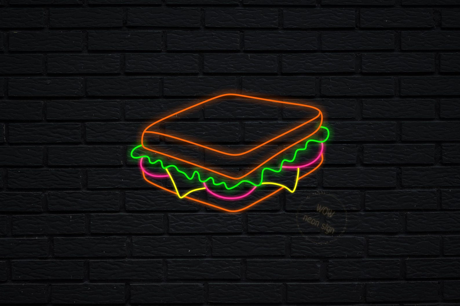 Custom Sandwich LED Neon Sign, Restaurant Decor - Etsy
