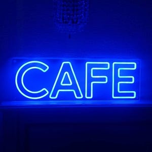 Cafe LED Neon Sign, Restaurant Decor, Custom Light - Etsy