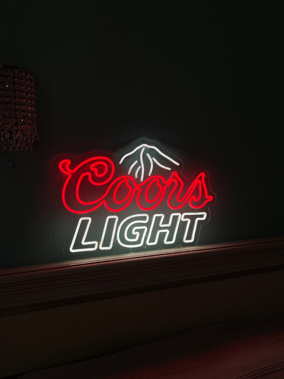 Coors Light Neon Sign, Coors Neon Light, Custom Beer Neon Sign, Beer ...