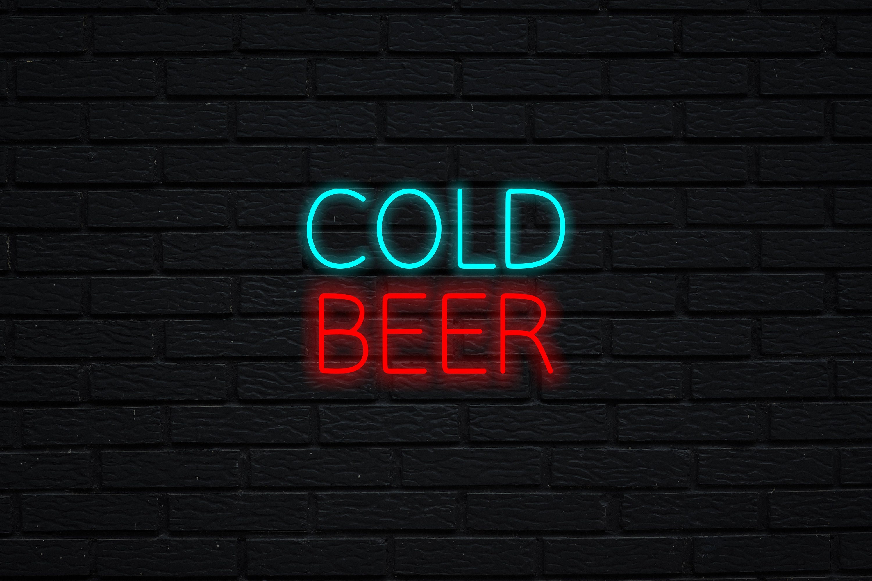 Cold Beer Neon Sign Cold Beer Neon Light Beer Bar Sign Pub - Etsy