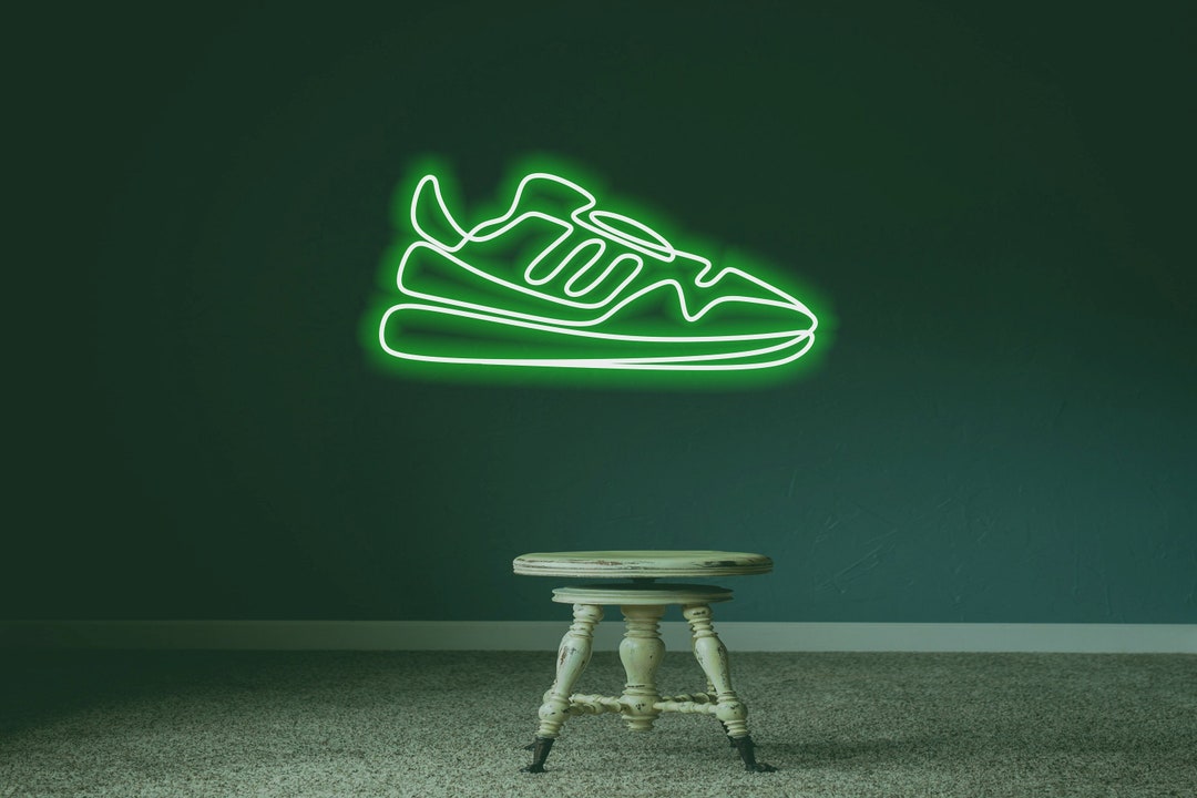 Sneaker Neon Sign, Shoe Neon Sign, Custom Sneaker Led Neon Sign ...