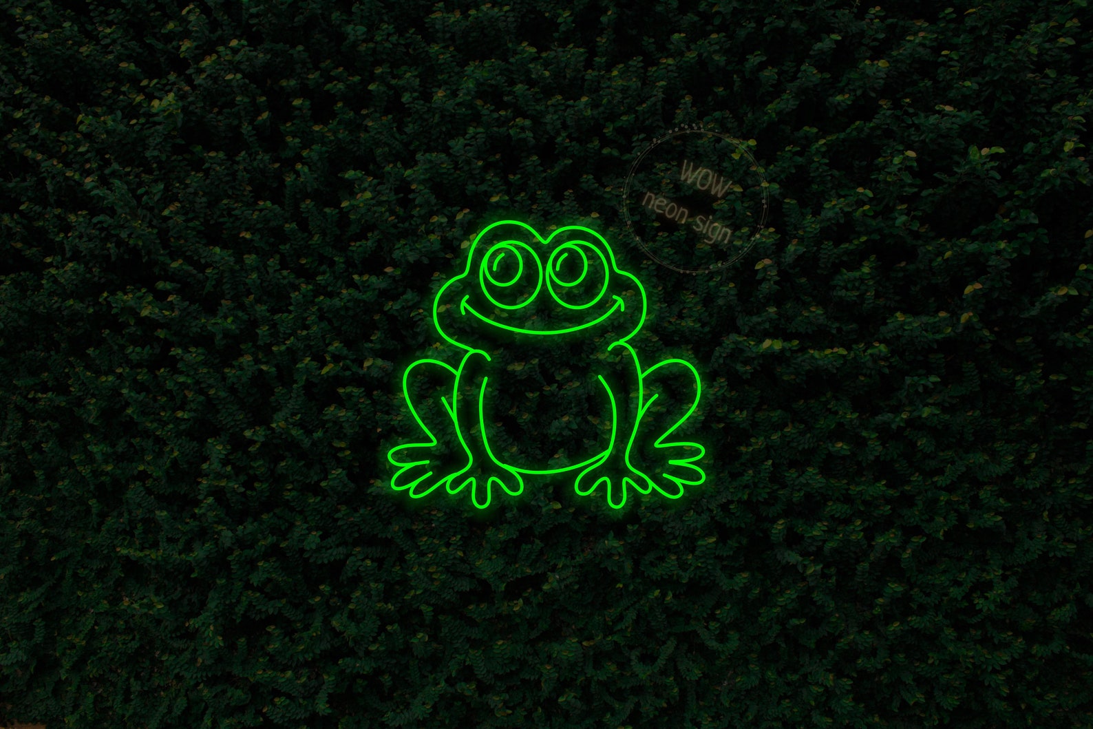Frog Led Neon Light, Frog Neon Sign, Cute Frog Led Neon, Frog Led Light ...
