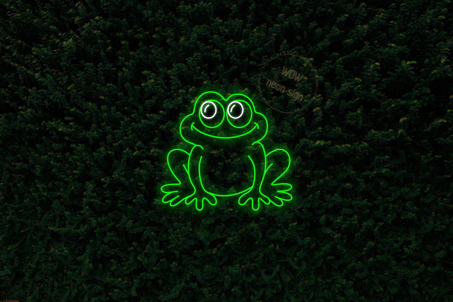 Frog Led Neon Light, Frog Neon Sign, Cute Frog Led Neon, Frog Led Light ...