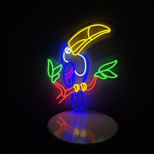 Toucan Bird LED Neon Sign, Tropical Exotic Bird Light - Etsy