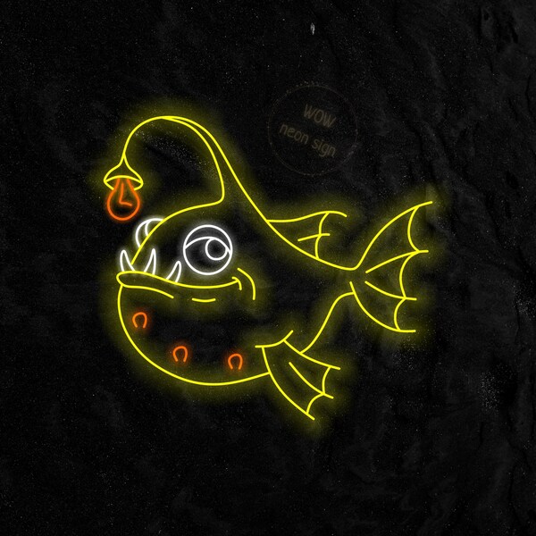 Angler Fish Lamp - Etsy