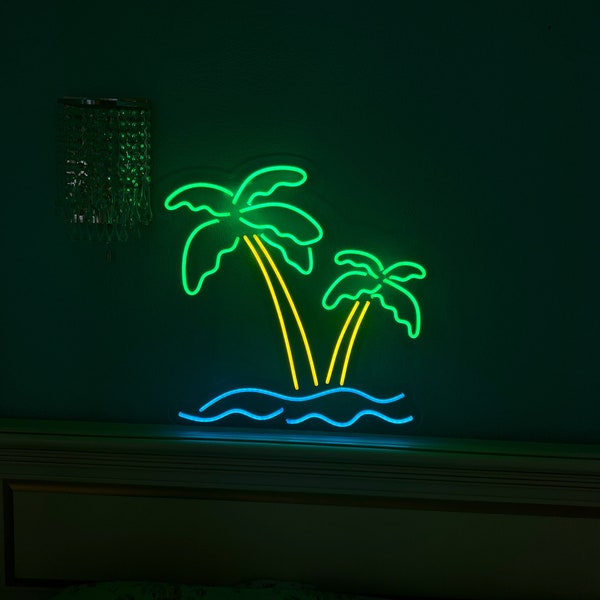 Palm Tree Light - Etsy
