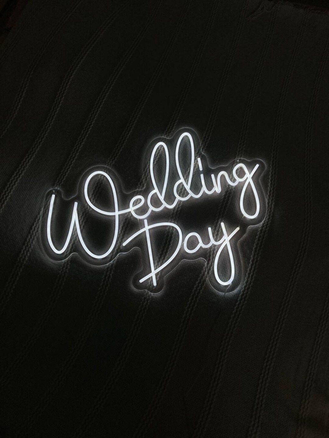 Wedding Day LED Neon Sign, Custom Backdrop Light - Etsy