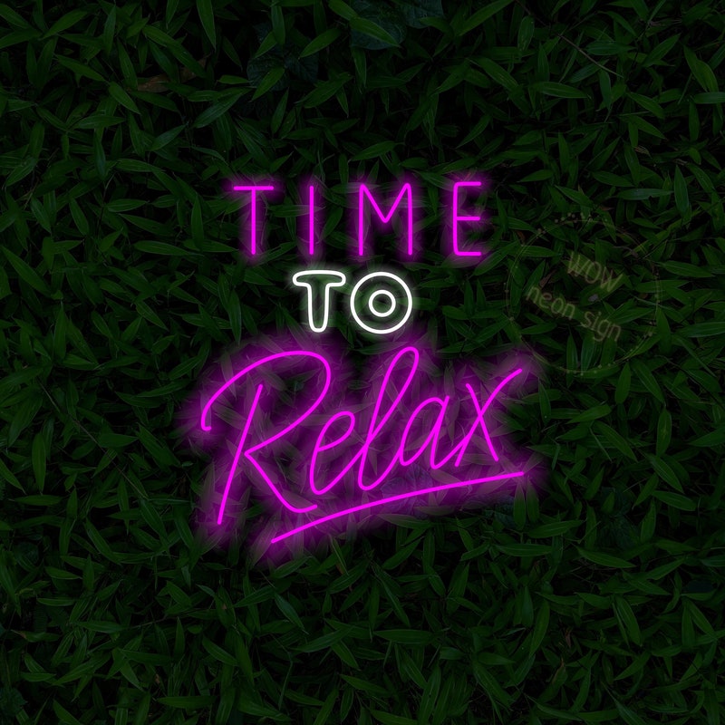 Relax Sign - Etsy