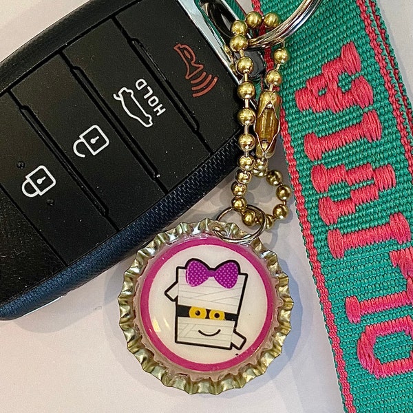 Bottle Cap Keychain - Etsy